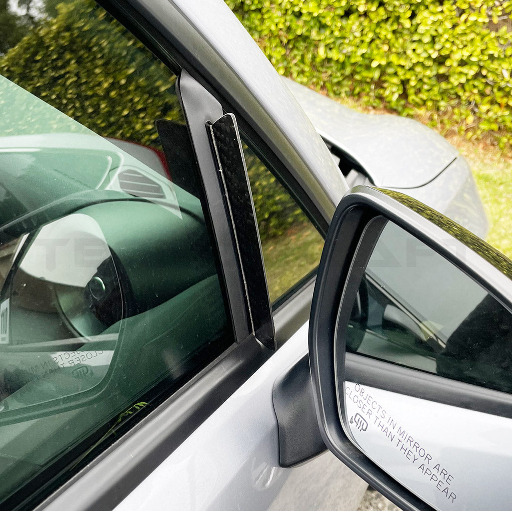 PasswordJDM Carbon Fiber Anti-Buffeting Wind Deflectors- 2022+ Toyota ...