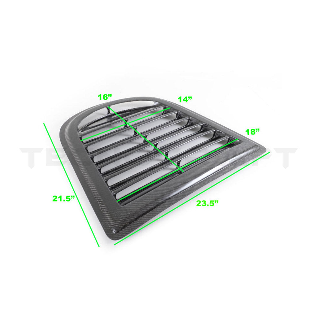 Tecnocraft Dry Carbon Fiber Universal Hood Louver Type A – Tecnocraft ...