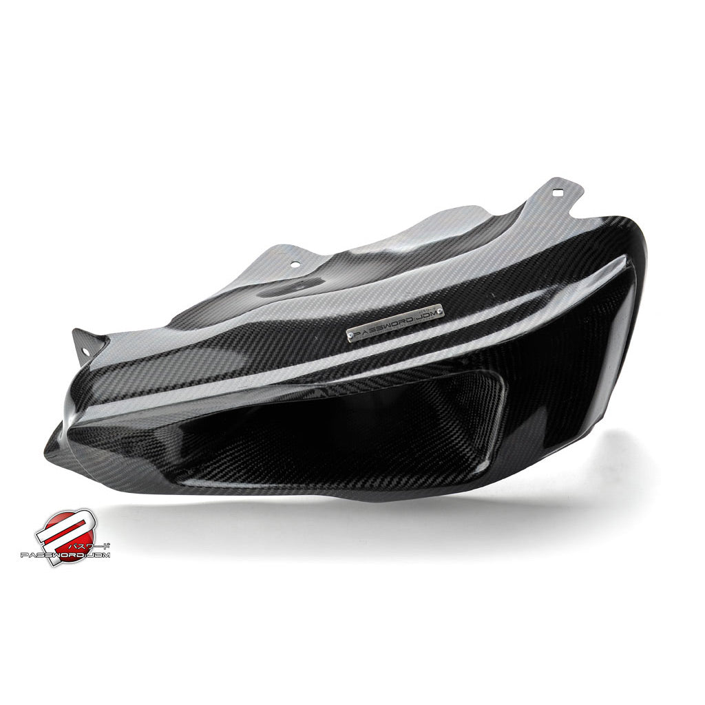 Password:JDM Dry Carbon Fiber Headlight Ram Air Scoop 08+ EVO X ...