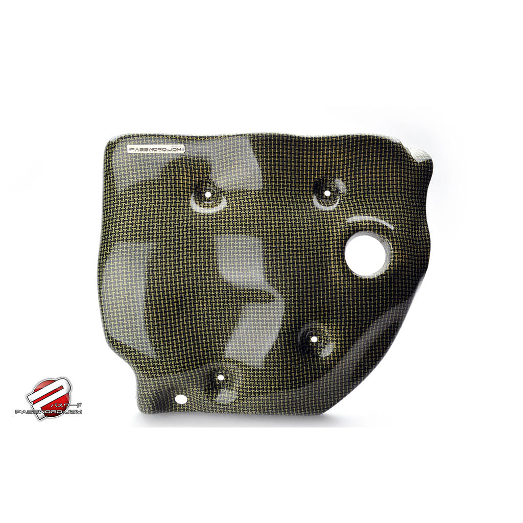 Password:JDM Dry Carbon Kevlar Engine Cover V2 08+ Mitsubishi EVO X ...