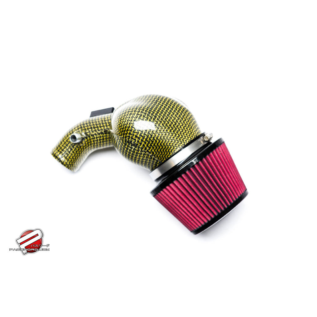 Password:JDM Dry Carbon Kevlar PowerChamber Intake 06-15 Civic with R1 ...