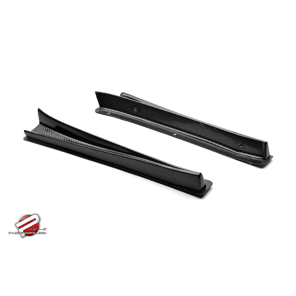Password:JDM Dry Carbon Rear Diffuser Winglets 11-14 Subaru WRX STi Se ...
