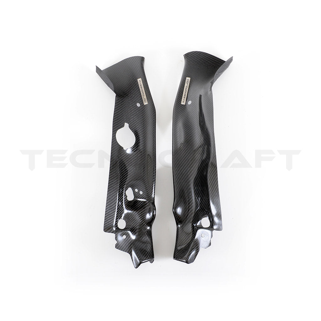 Password:JDM Dry Carbon Fiber Engine Frame Shield 16-21 Honda Civic (I ...